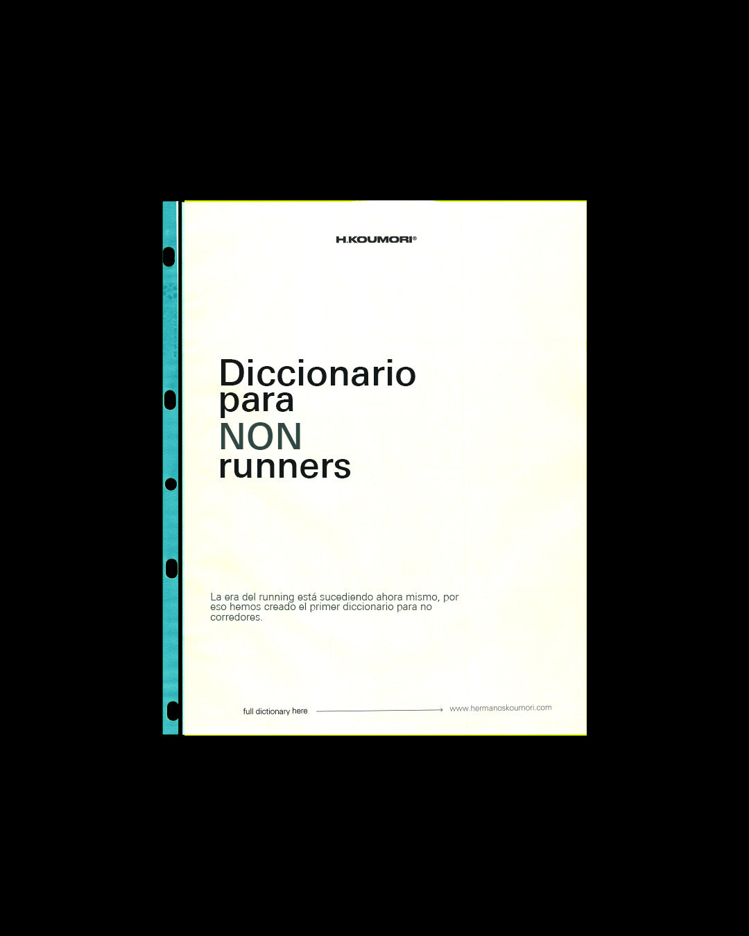 Diccionario para NON runners – Hermanos Koumori